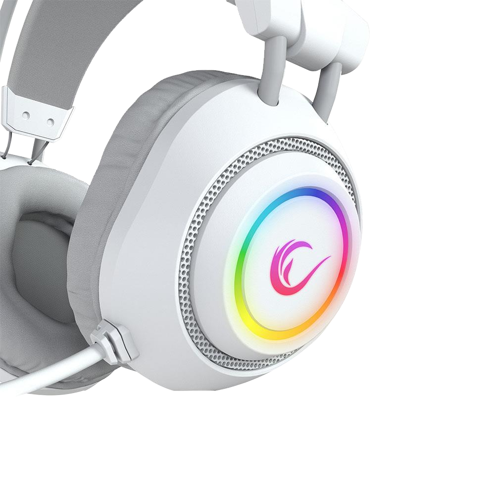 Rampage RM-K19B RAGING PLUS 7.1 Surround RGB Beyaz Mikrofonlu Gaming ...