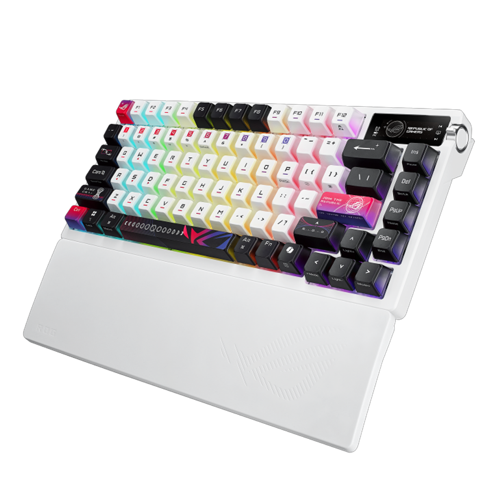 ASUS ROG Azoth X NX SNOW RGB Mekanik Gaming Klavye | ITOPYA