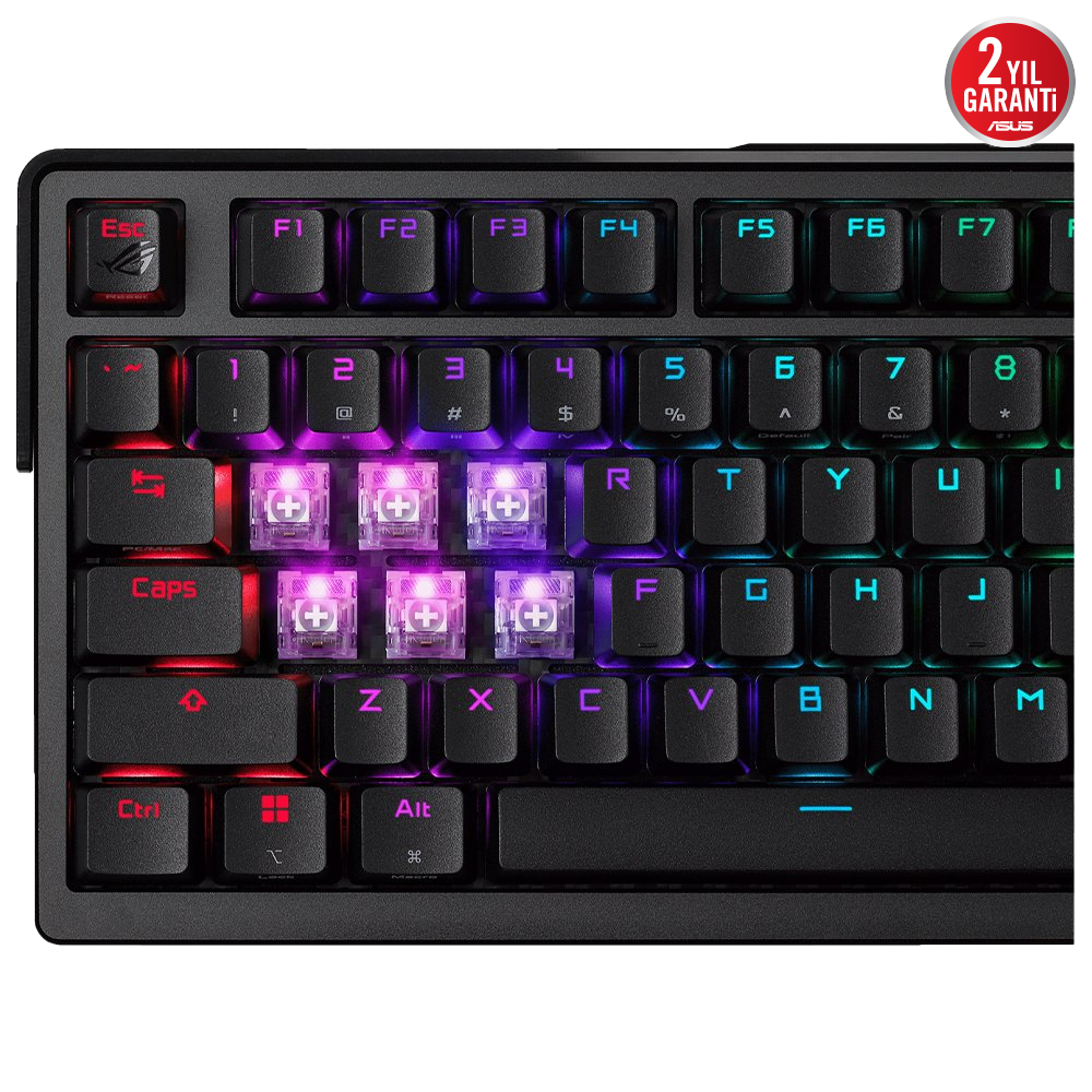 ASUS ROG Azoth Extreme ROG NX Snow Switch Ingilizce RGB Mekanik ...