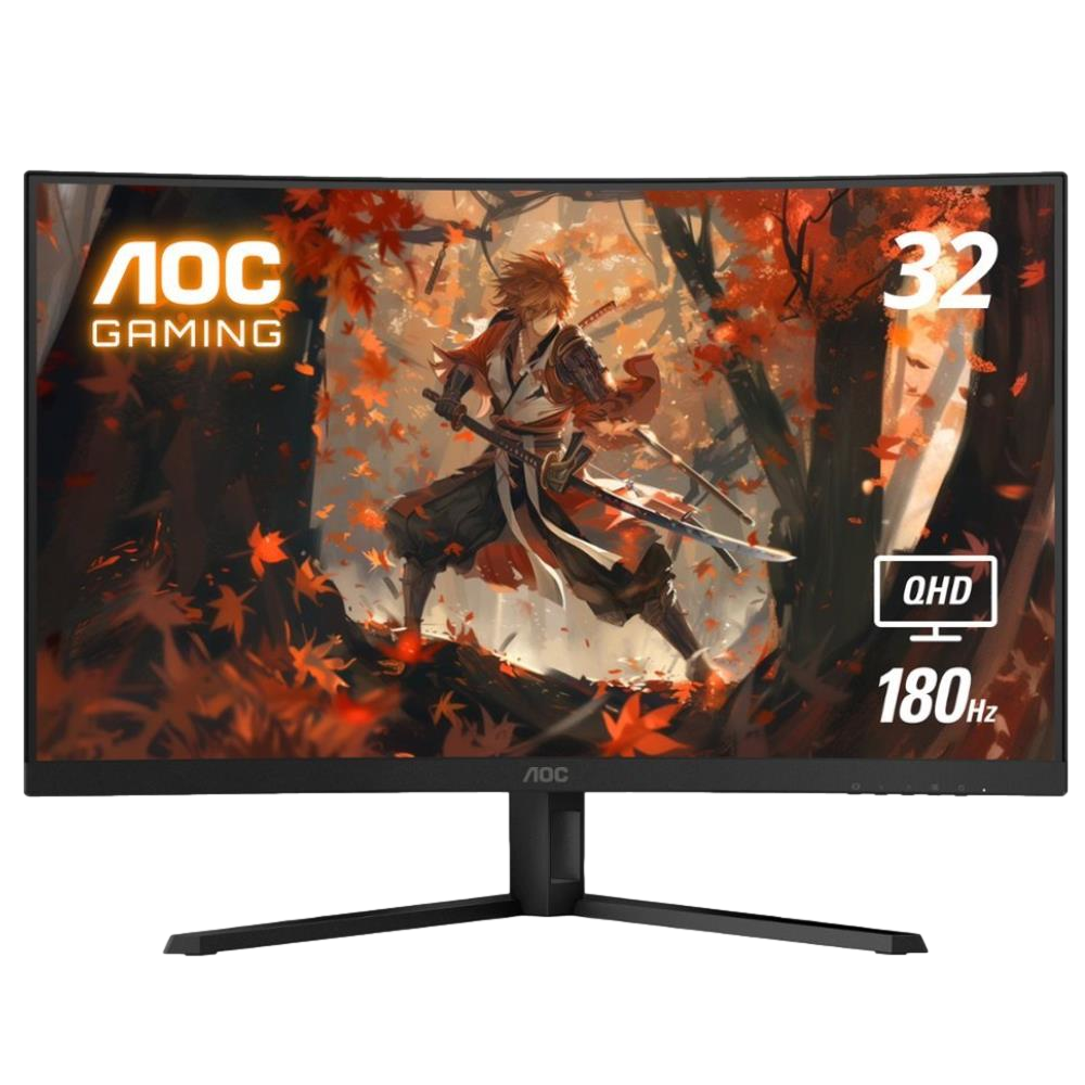 AOC CQ32G4VE 31.5" 180Hz 0.5ms HDMI DP Adaptive Sync HDR10 QHD VA ...