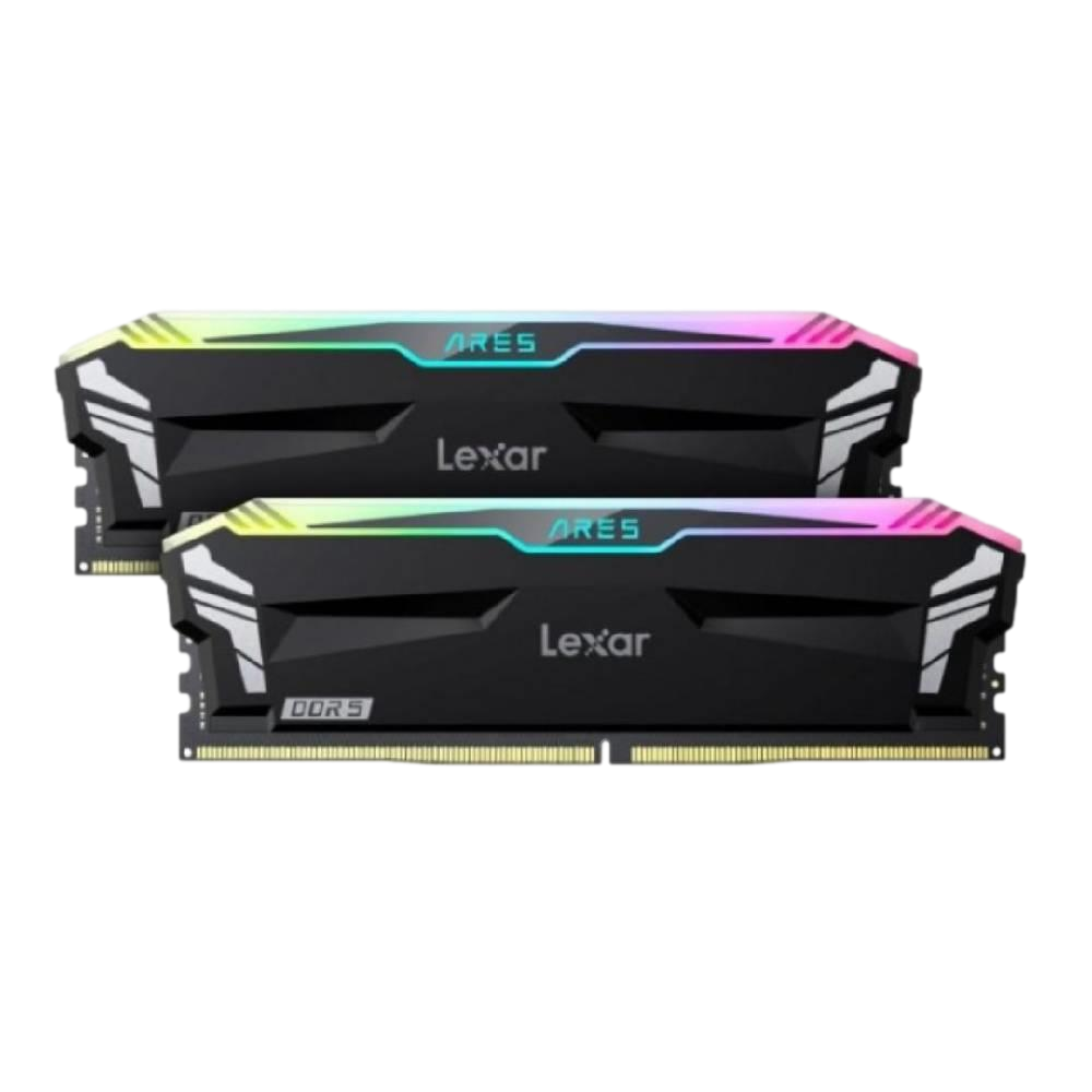 Lexar 32GB (2x16GB) Ares RGB 6000MHz CL30 INTEL XMP/ AMD EXPO DDR5 Siyah Dual Kit Ram | ITOPYA