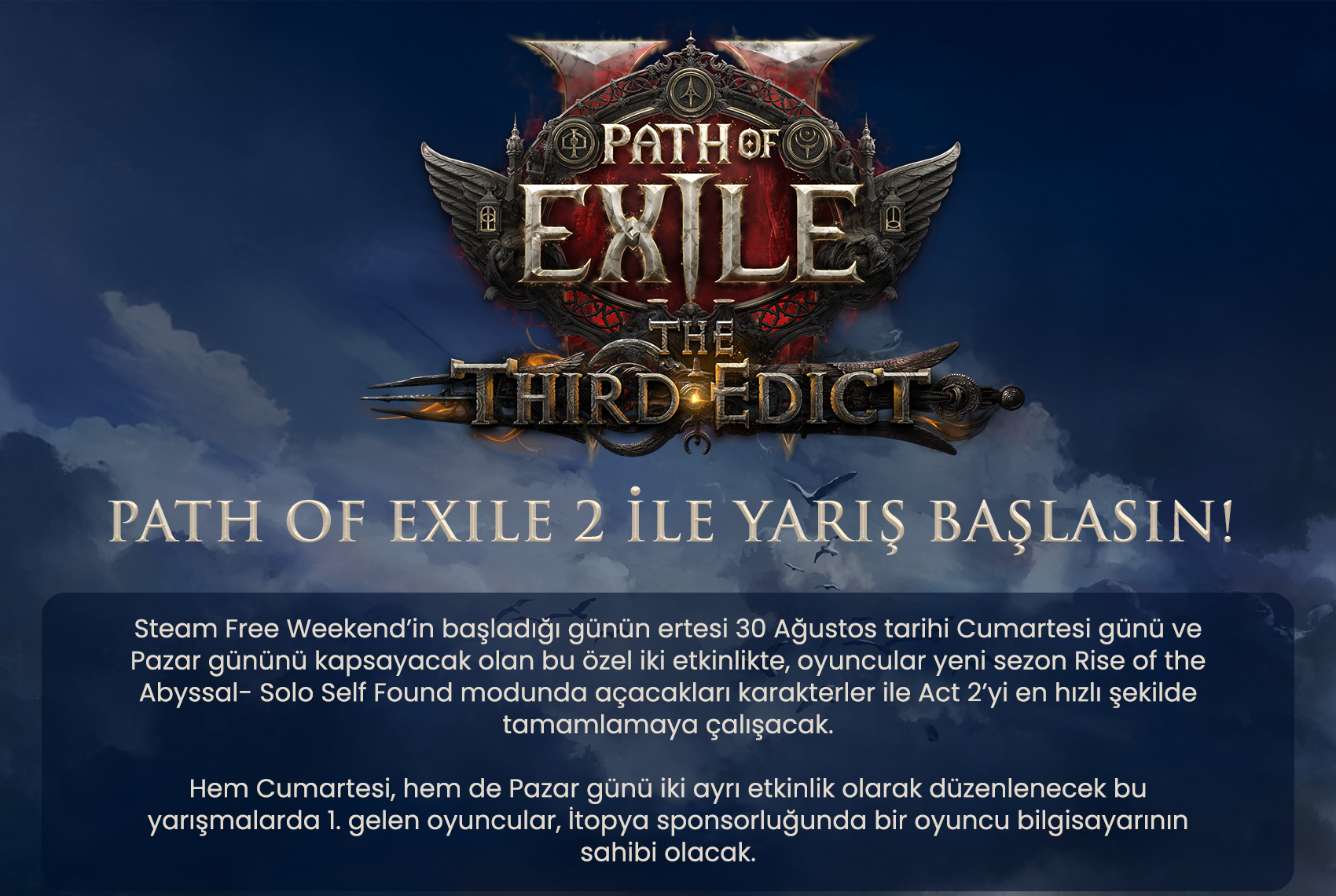 PATH OF EXILE 2 İle Yarış Başlasın | ITOPYA.COM
