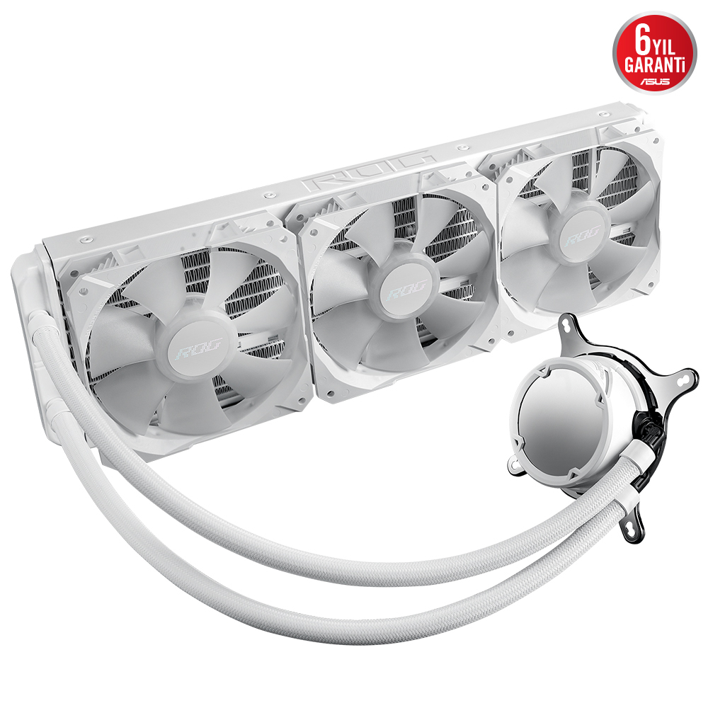 ASUS ROG STRIX LC II 360 ARGB White Edition V2 360mm Islemci Sivi ...