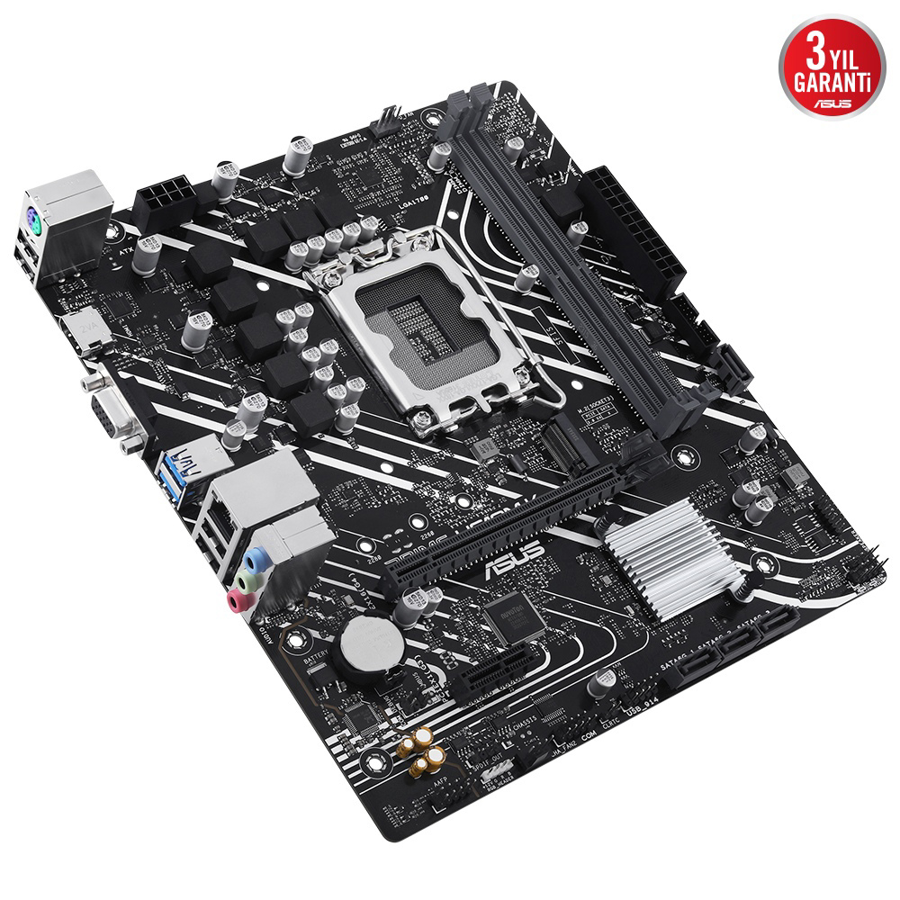ASUS PRIME H610M-K 5600MHz DDR5 Soket 1700 M.2 HDMI VGA mATX Anakart | ITOPYA