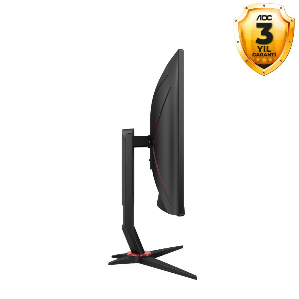 AOC 27" CQ27G2S/BK 165Hz 1ms HDMI DP Adaptive Sync HDR10 Curved 1500R ...